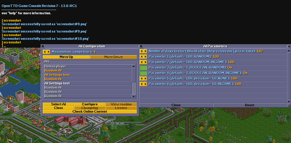 [Bug]: AI/GS settings randomization issues · Issue #10341 · OpenTTD/OpenTTD · GitHub