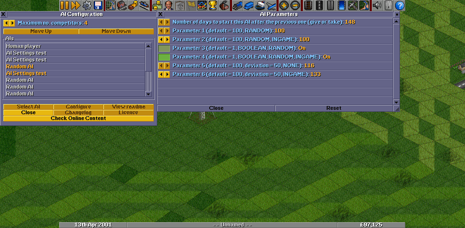 Bug Aigs Settings Randomization Issues · Issue 10341 · Openttd