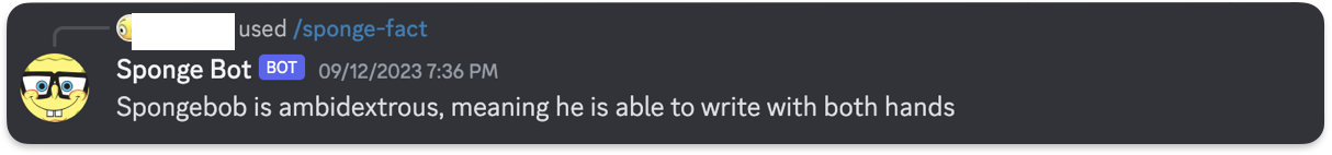 GitHub - sjverdejo/Sponge_Bot: Simple discord bot created in JavaScript. Used for user ...