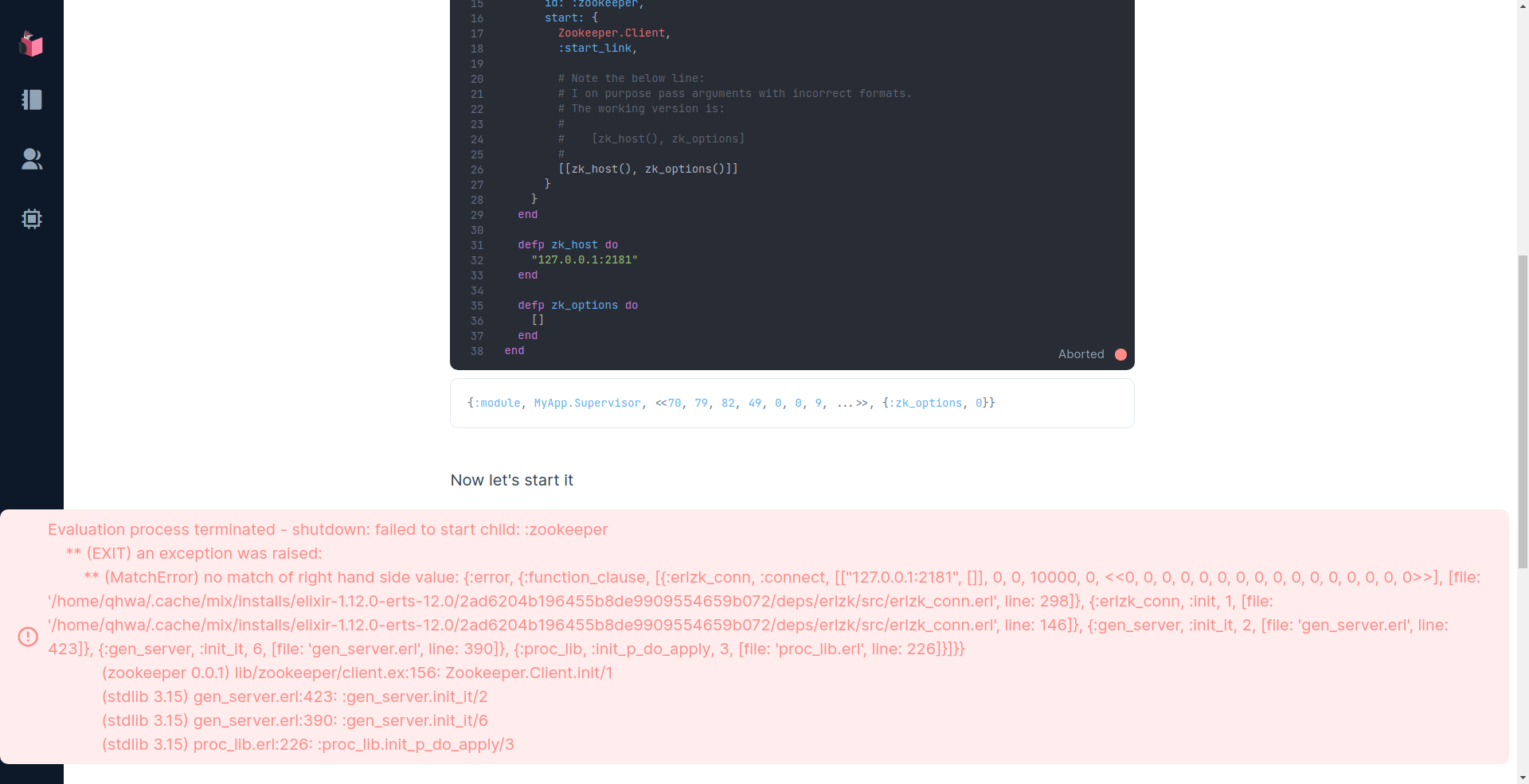 On Displaying Wide Error Messages Are Not Correctly Wrapped · Issue 301 · Livebook Dev