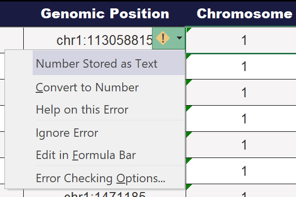 Number Stored As Text Error Persists After NumFmt Issue 195 Ycphs 