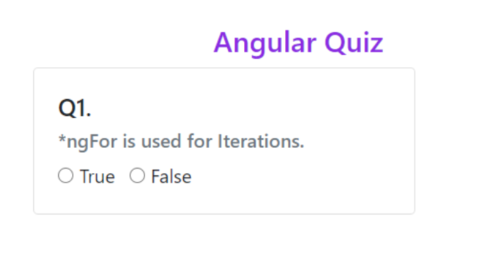 GitHub - gowthamrajk/Quiz-AngularApplication: This is an Angular ... GitHub - gowthamrajk/Quiz-AngularApplication: This is an Angular ...