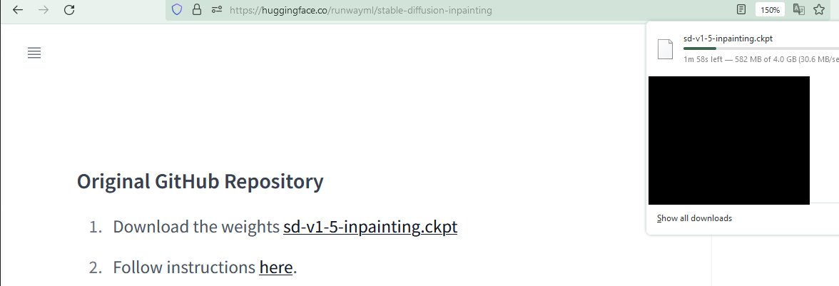 [Bug] Can't load config for 'runwayml/stable-diffusion-inpainting' · Issue #87 · lkwq007 ...