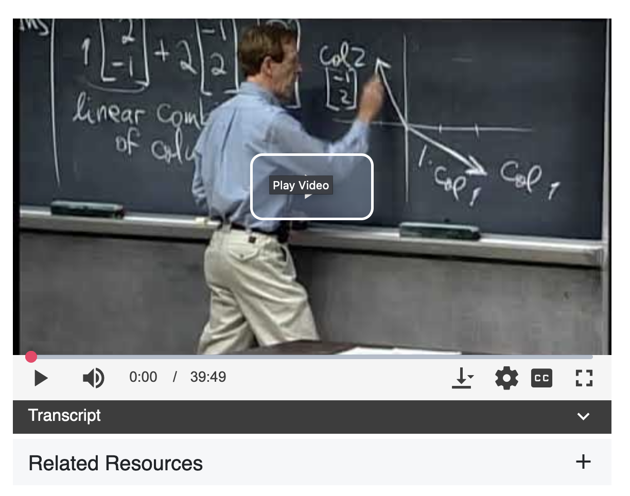 Inconsistent Styling In The Video Player · Issue 893 · Mitodlocw Hugo Themes · Github