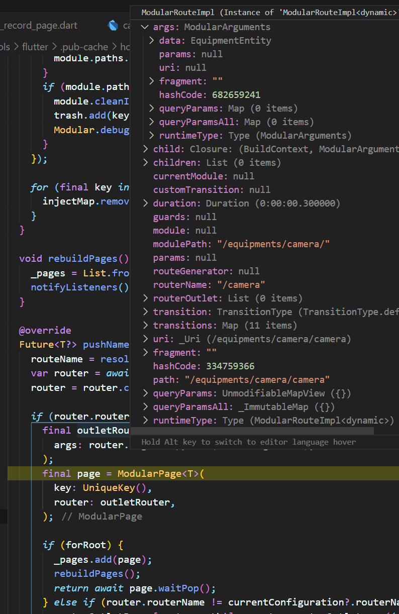 When I use pushNamed to go to a route with RouterOutlet, the arguments is not passed on 3.0.0 ...