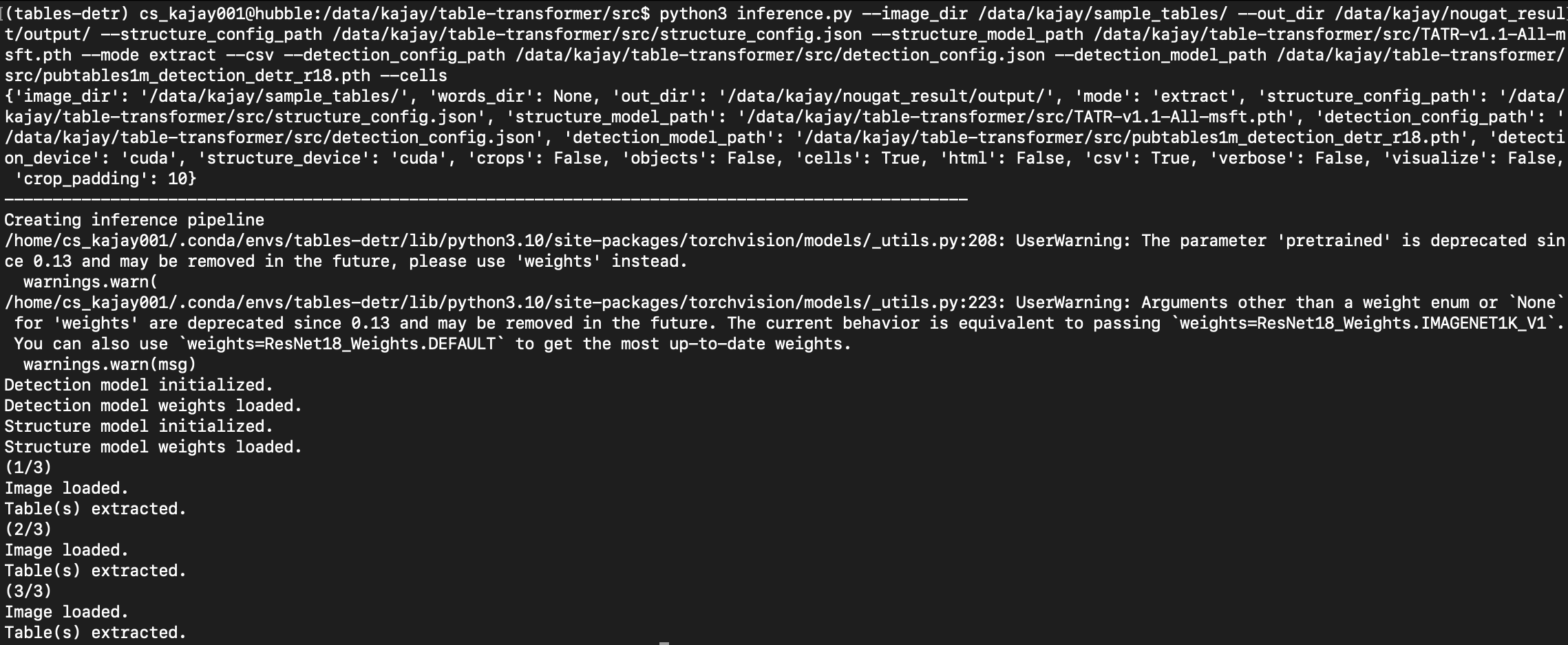 No Csv Or Html Results Generated · Issue 141 · Microsofttable Transformer · Github