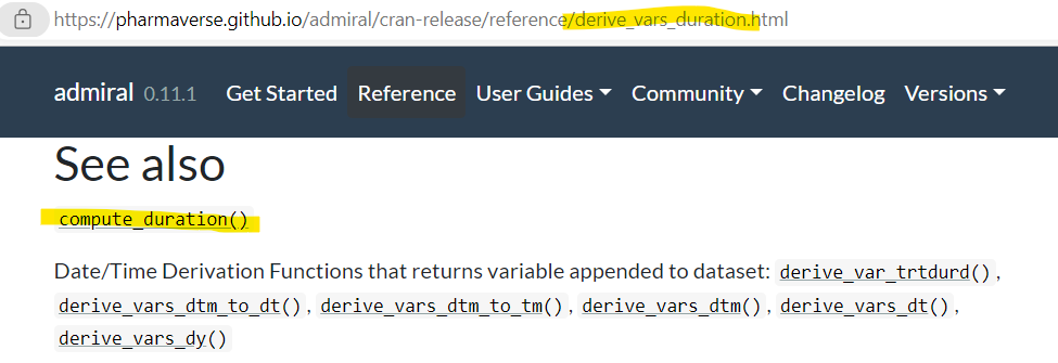 General Issue Attach Appropriate See Also Mention Of Compute Functions And Their Respective