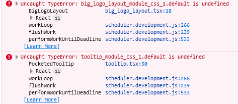 Upgrading from v4.1.4 to v4.3.9 causes dev server to fail when prebundling CommonJS node ...