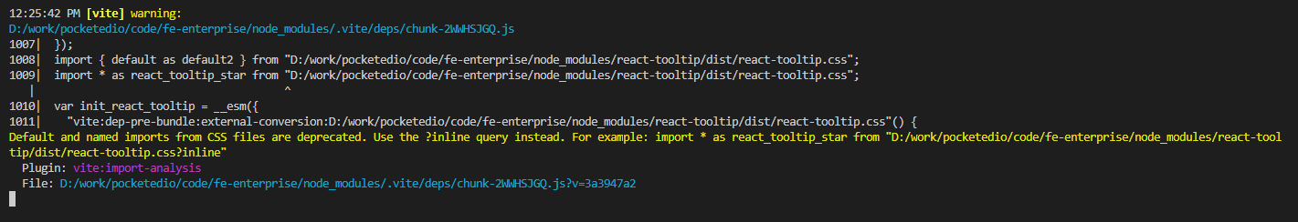 Upgrading from v4.1.4 to v4.3.9 causes dev server to fail when prebundling CommonJS node ...