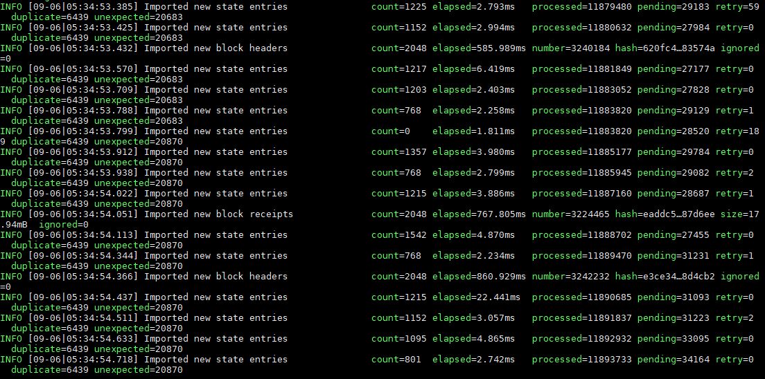 Error while refreshing pending block on main: Post http://127.0.0.1 ...