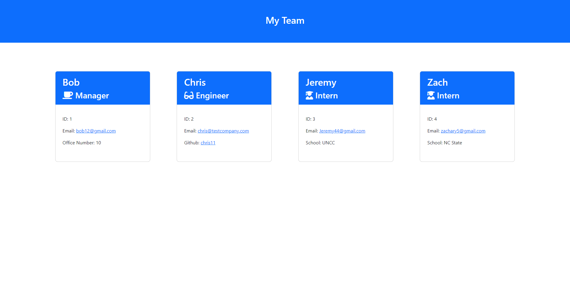 GitHub - ckester99/team-profile-generator