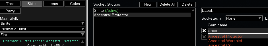 Prismatic Burst's trigger skill is not listed correctly · Issue #6730 · PathOfBuildingCommunity ...