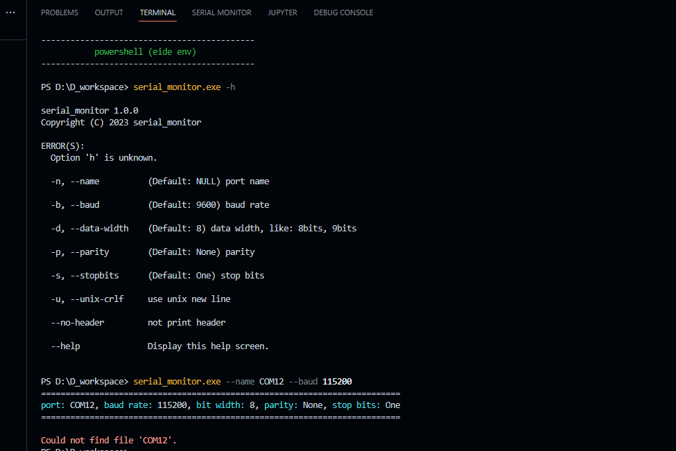 最新版的EIDE串口工具栏工具删掉了吗? · Issue #218 · github0null/eide · GitHub