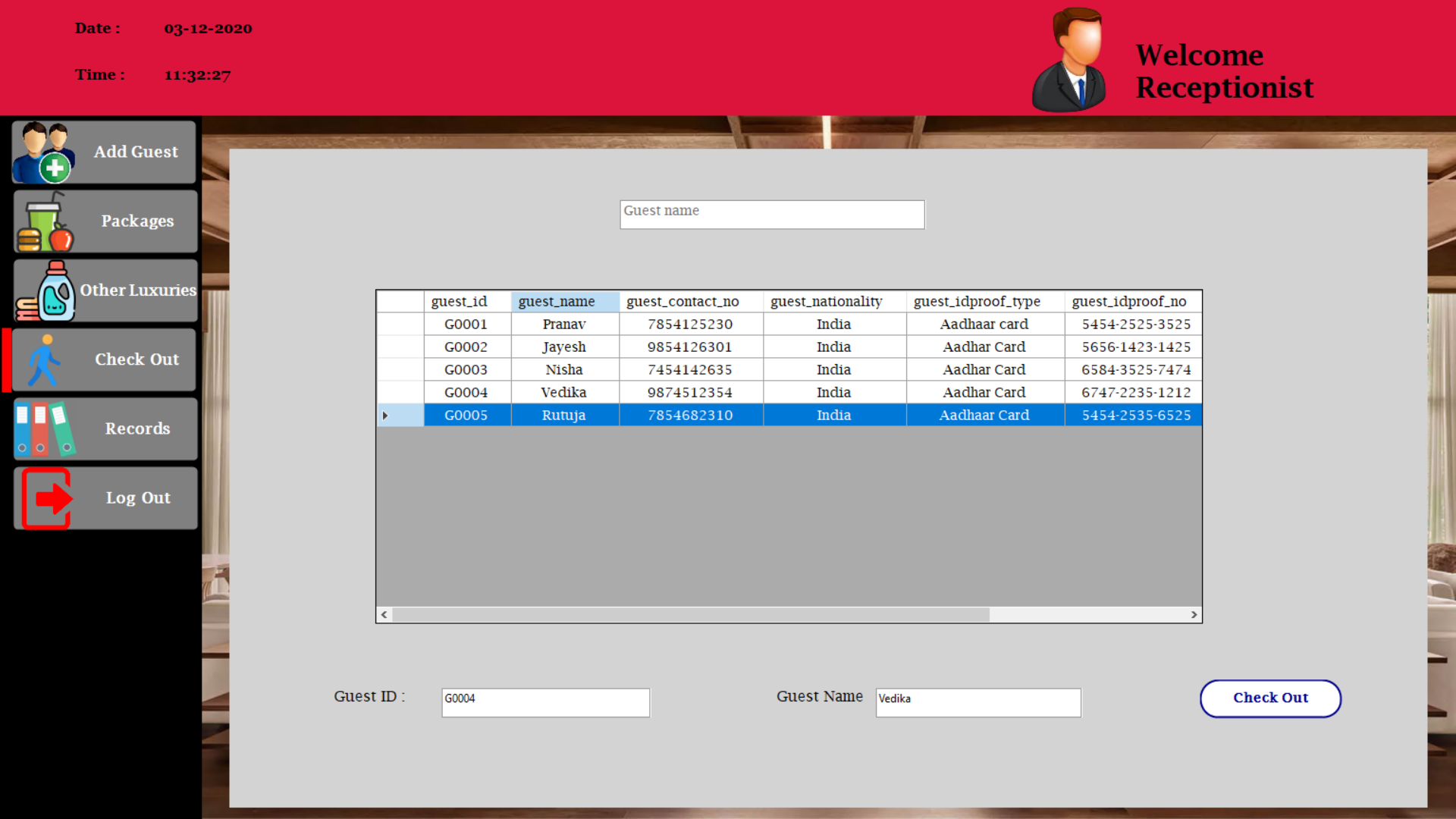 GitHub - VaibhavJadhav-27/Hotel_management_system_DA: This is a desktop ...