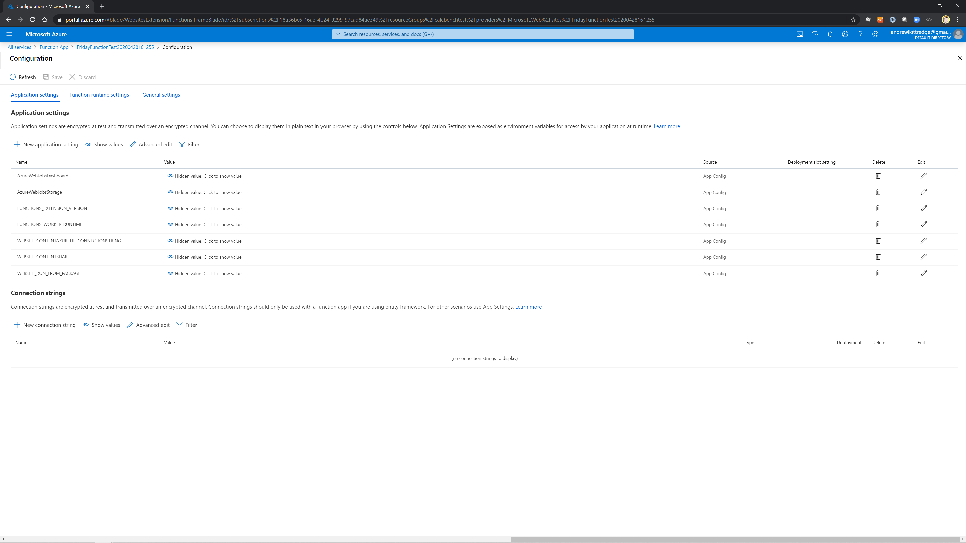 Settings Not Getting Deployed From Vs To Azure · Issue 5930 · Azureazure Functions Host · Github
