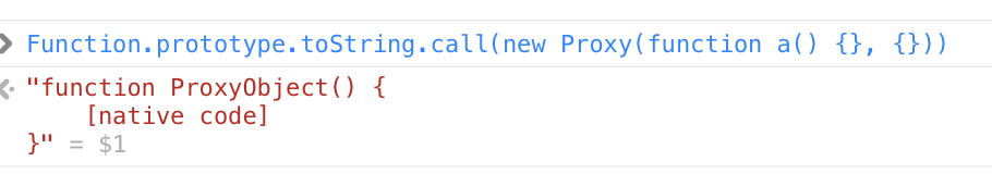 Proxied functions aren't considered functions by Function.prototype.toString.call · Issue #4730 ...