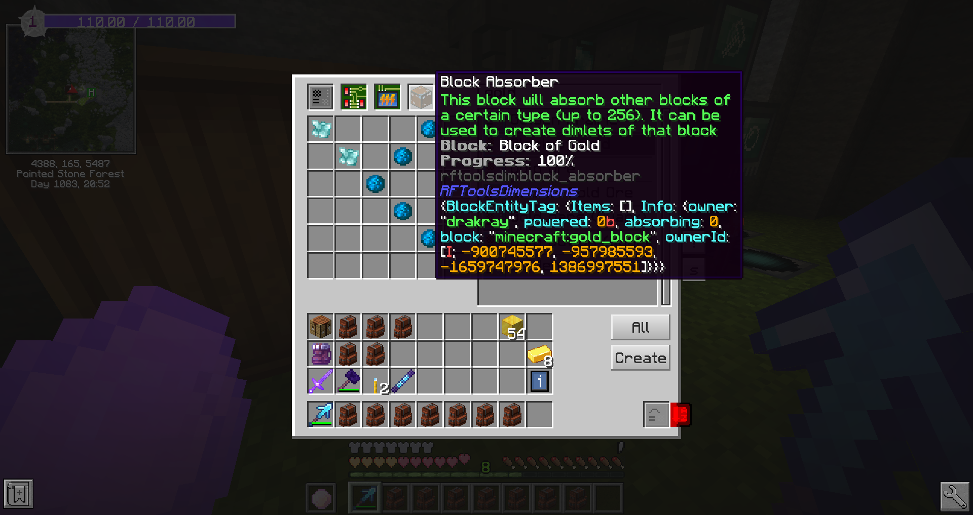 Can't craft block dimlet · Issue #387 · McJtyMods/RFToolsDimensions ...