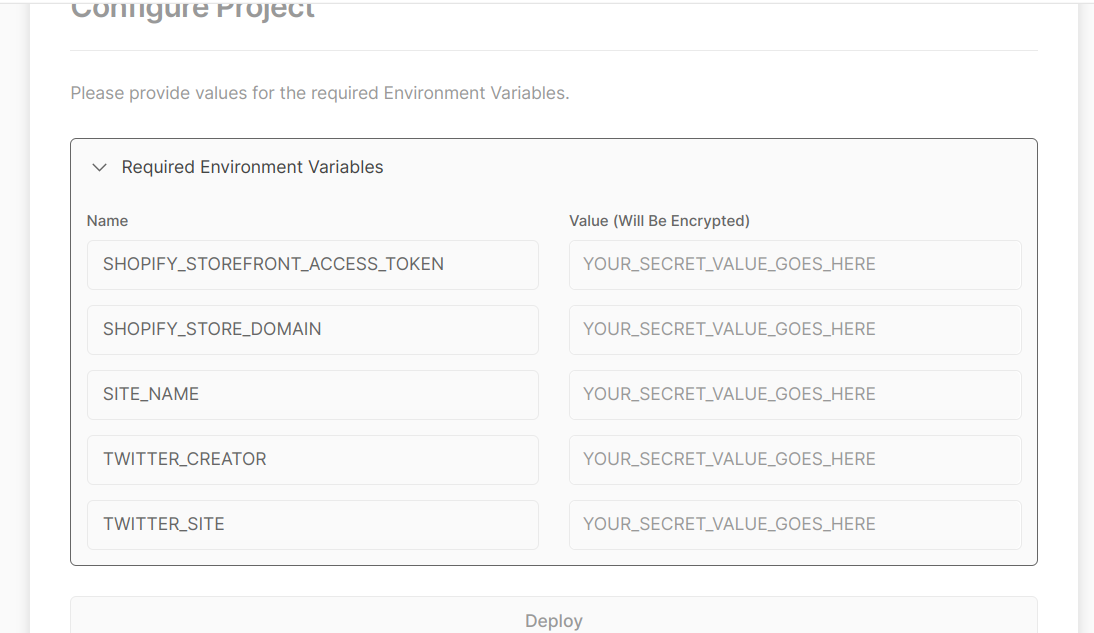 vercel/commerce setup on vercel · Issue #1033 · vercel/commerce · GitHub