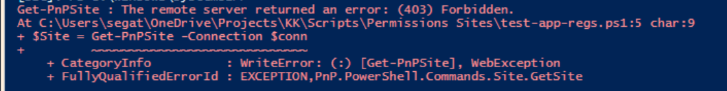 Bug Not Providing Access Needed With Site Permission Api · Issue 917 · Pnppowershell · Github 