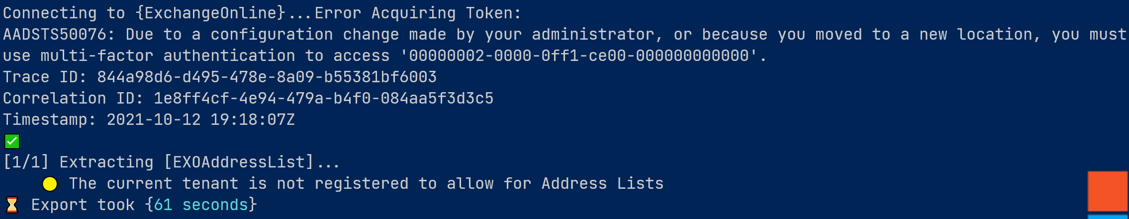 MFA support for Export-M365DSCConfiguration · Issue #1456 · microsoft/Microsoft365DSC · GitHub
