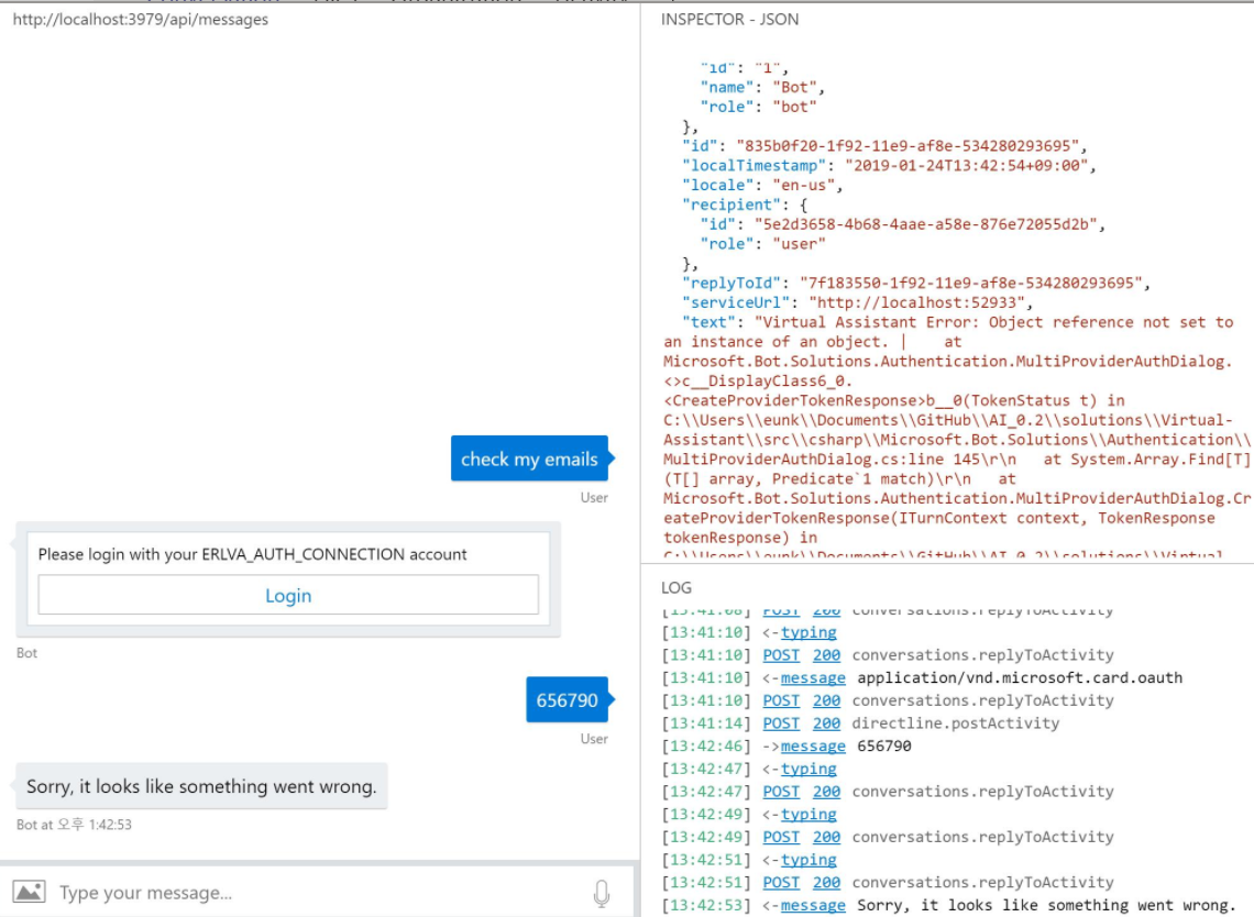 Authentication flow sometimes results in a null reference · Issue #622 · microsoft/botframework ...