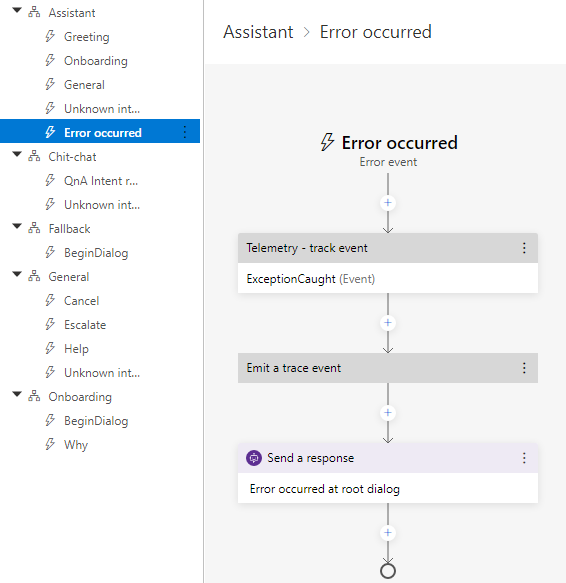Package Onerror Trigger Sample · Issue 414 · Microsoftbotframework Components · Github