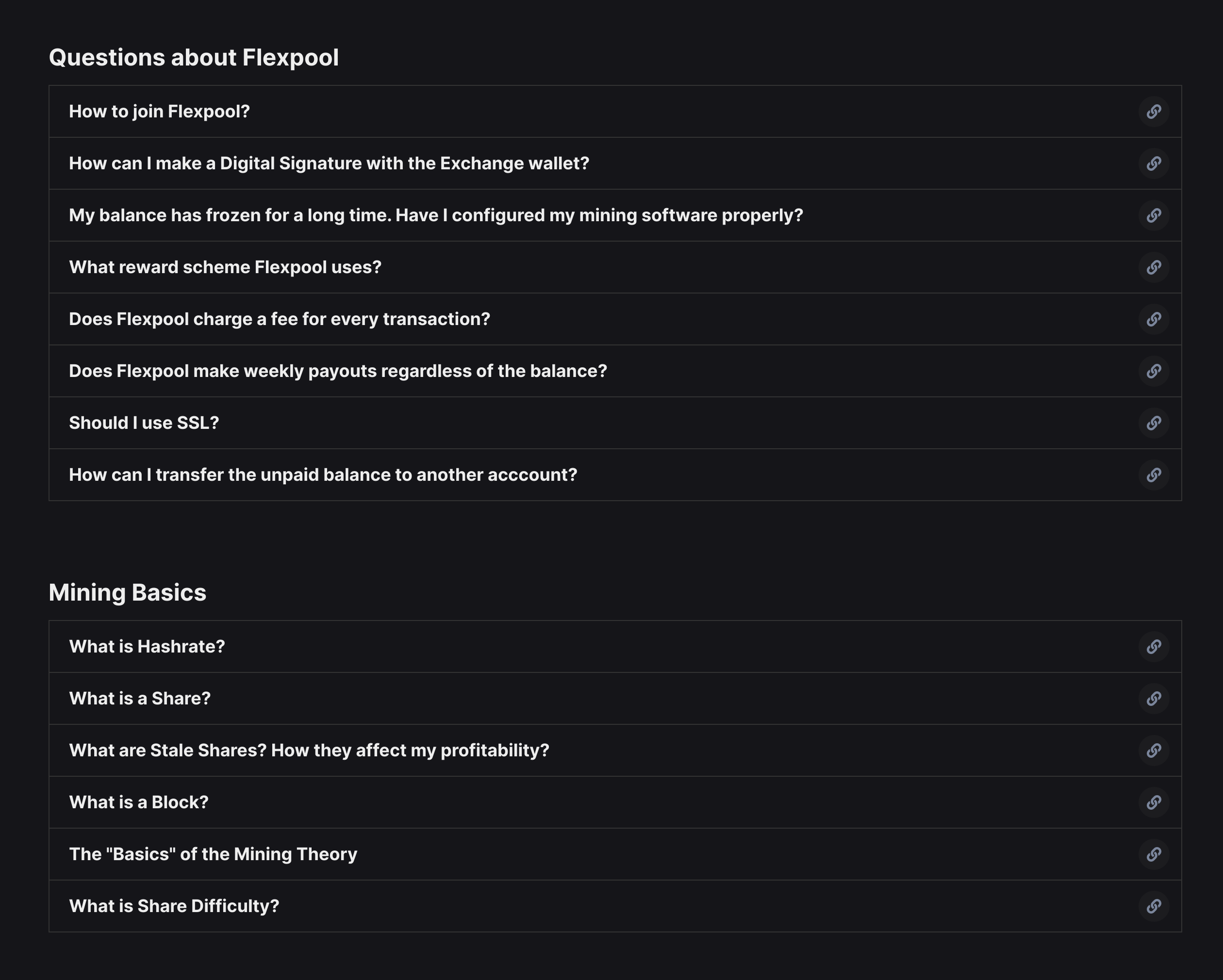 FAQ page needs to have more questions · Issue #243 · flexpool/frontend · GitHub