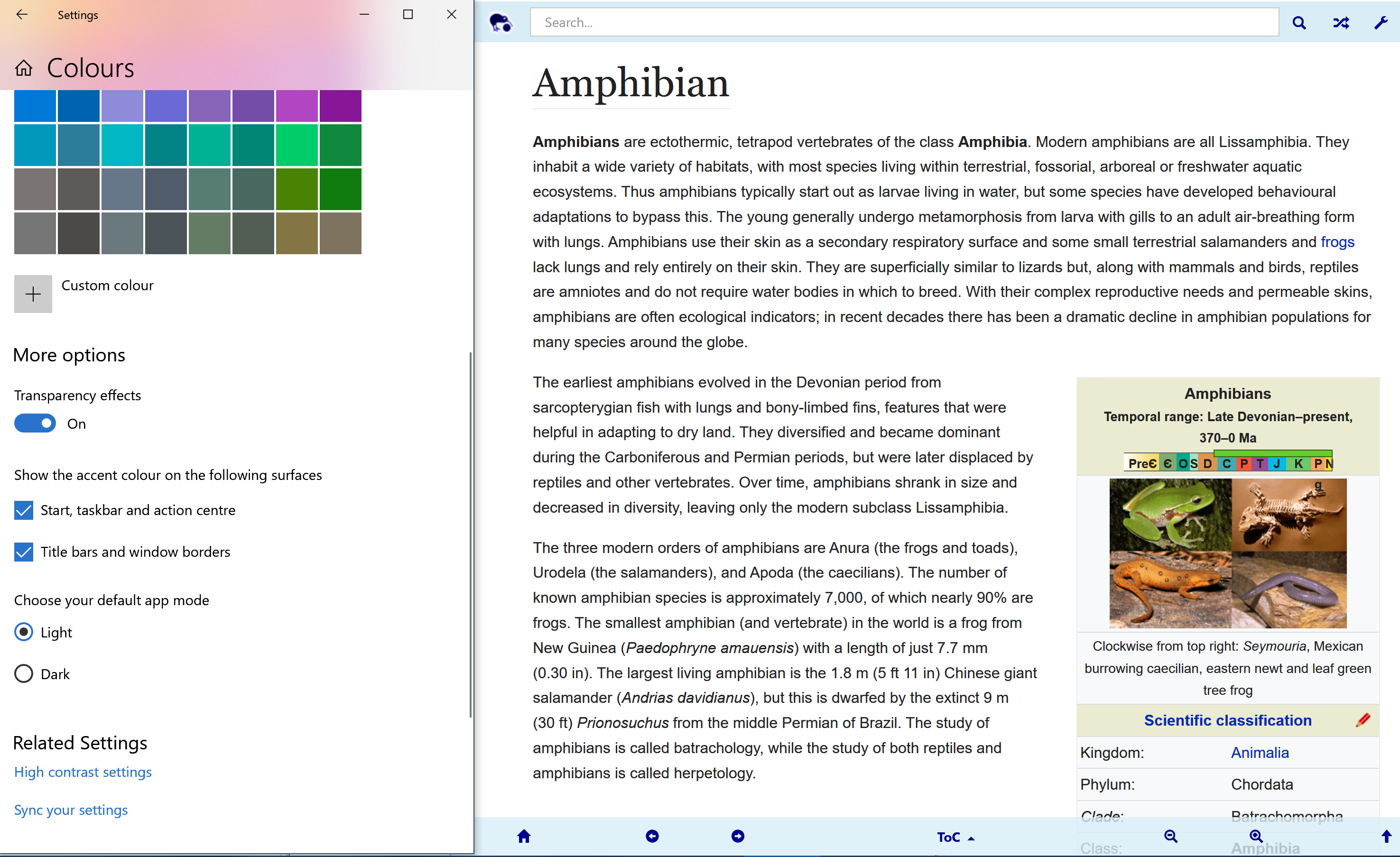 Provide an option for the dark mode to follow the Windows default app ...