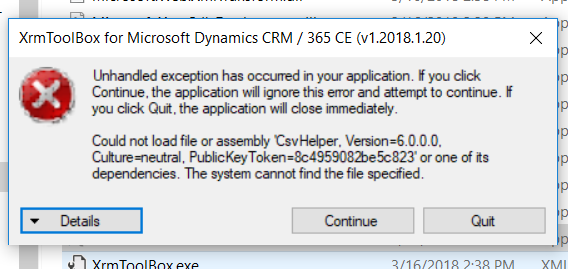 I am not able to connect to the server i am getting this( unhanded exception has occured in the ...