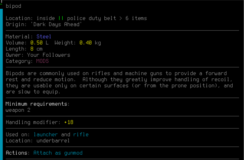 (Innawoods/DDA) Crossbow & Weapon Mod (Description) issues. · Issue #64101 · CleverRaven ...