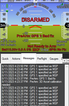 Cannot open a serial COM port for external GPS (Failed to open (COM12): No such file or ...
