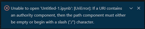 python create new blank jupyter notebook error · Issue #106534 · microsoft/vscode · GitHub