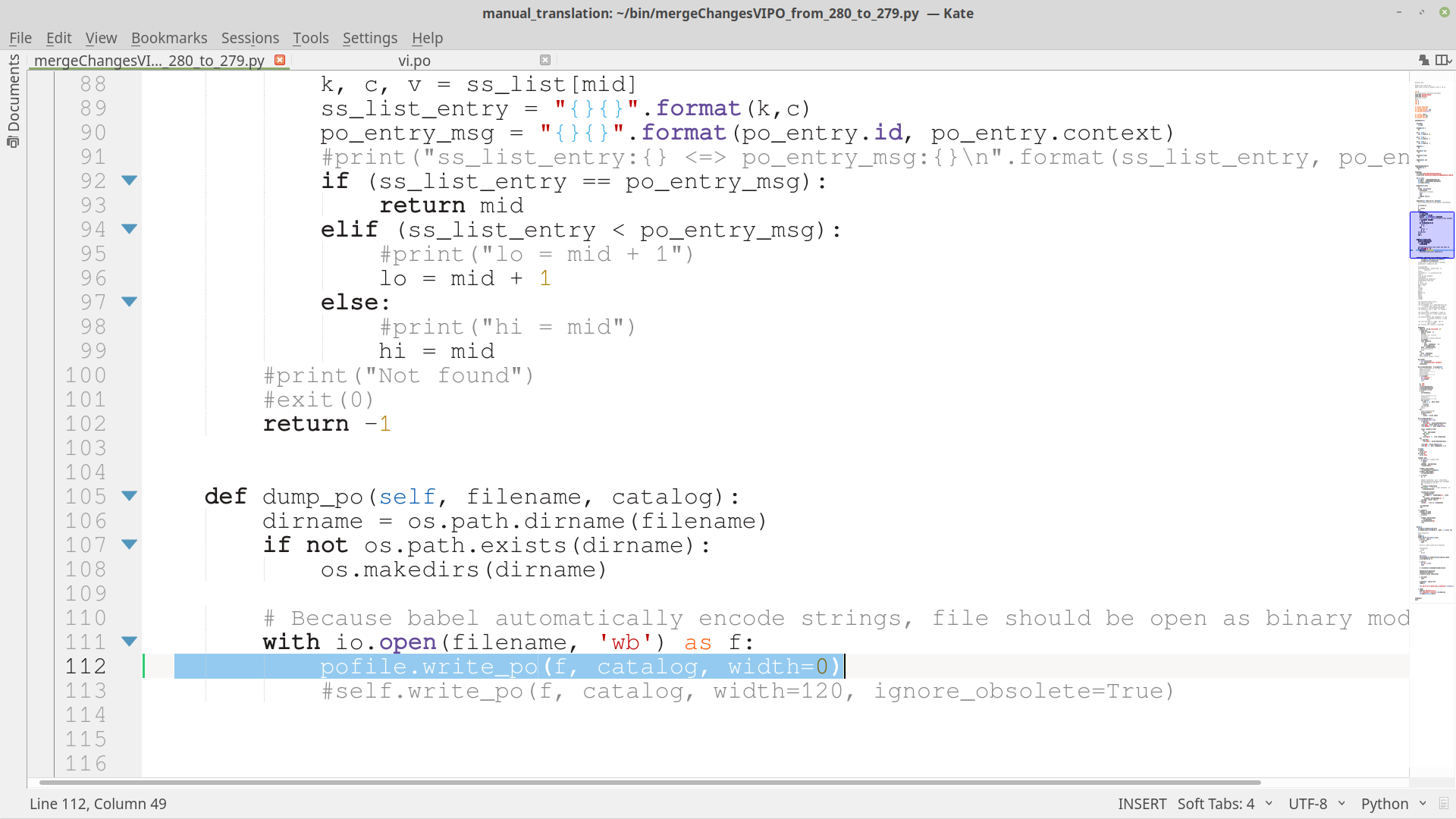 Page width option altering the original content, leading to git flagging as changes · Issue ...