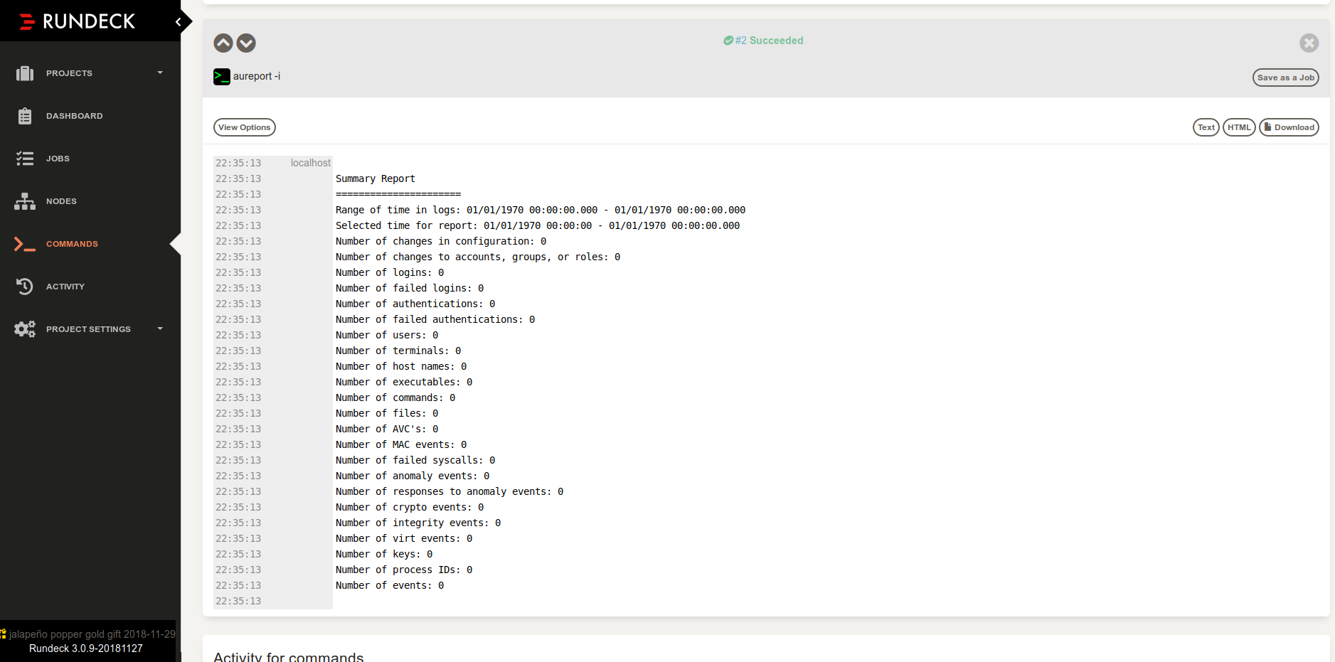 Aureport Command Not Working On Rundeck · Issue 4434 · Rundeckrundeck · Github