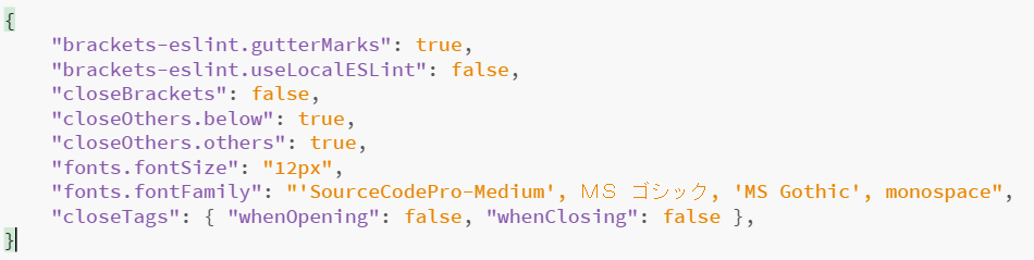 Brackets auto-closes tags even when setting "whenOpening" to false ...