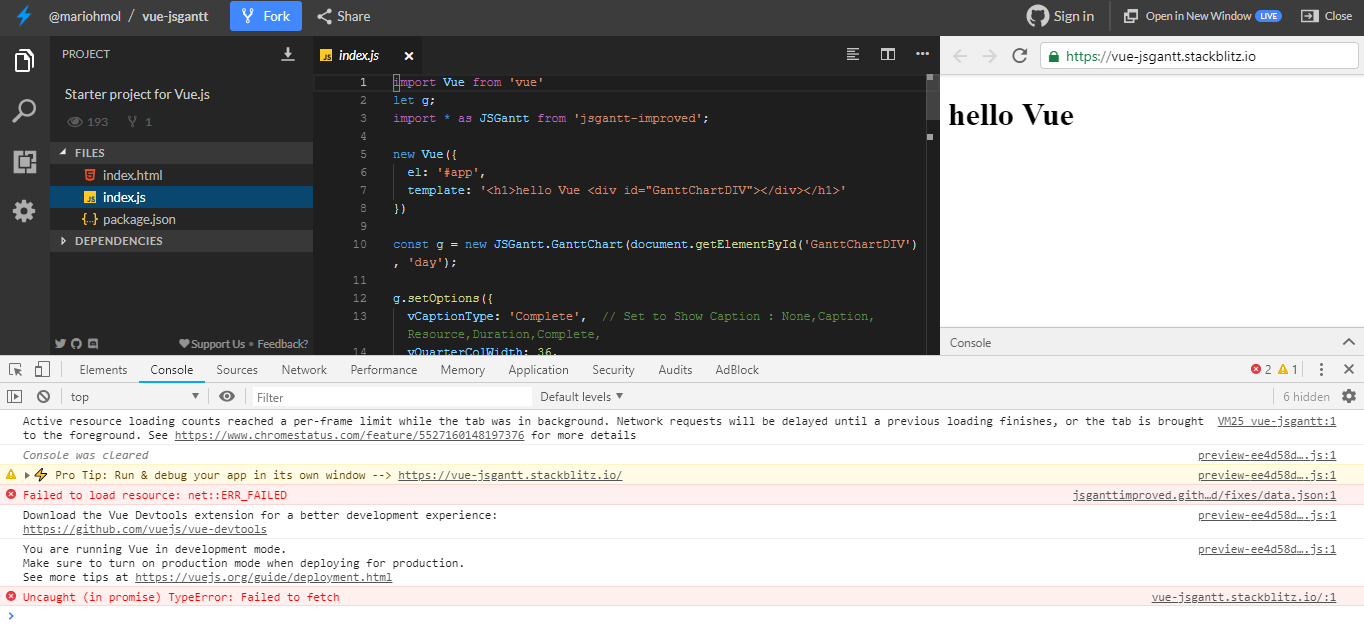 Bug Vue Jsgantt · Issue 156 · Jsganttimprovedjsgantt Improved · Github