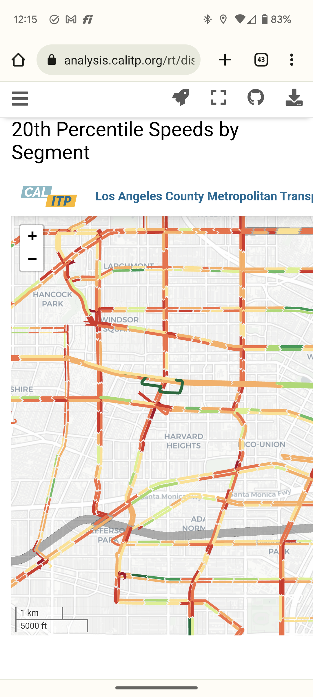 speedmap app tweaks · Issue #2769 · cal-itp/data-infra · GitHub