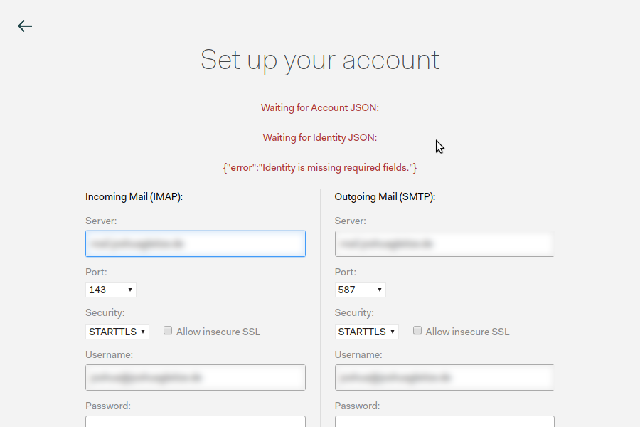 Error: Identity is missing required fields · Issue #123 · Foundry376/Mailspring · GitHub