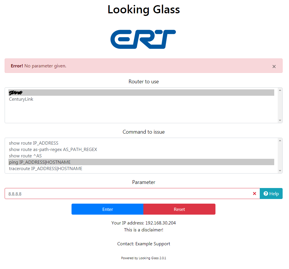 cannot get information or connection to router · Issue #71 · gmazoyer/looking-glass · GitHub