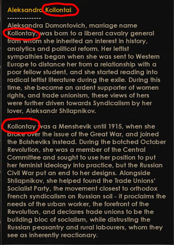 SOV- Alexandra Kollontai or Kollontay? · Issue #7607 · Kaiserreich/Kaiserreich-4-Bug-Reports ...