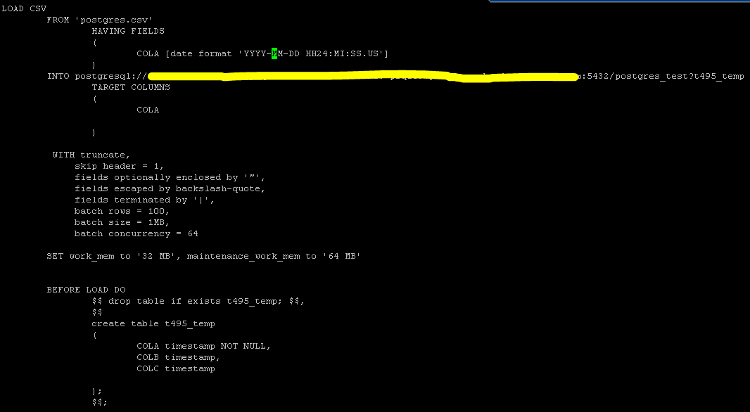 Auto conversion of date format delimiters in pgloader. · Issue #830 · dimitri/pgloader · GitHub