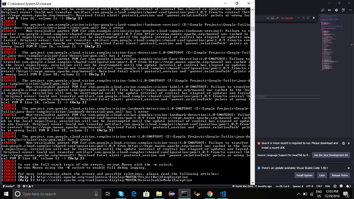 Speech sample build error · Issue #330 · GoogleCloudPlatform/java-docs-samples · GitHub