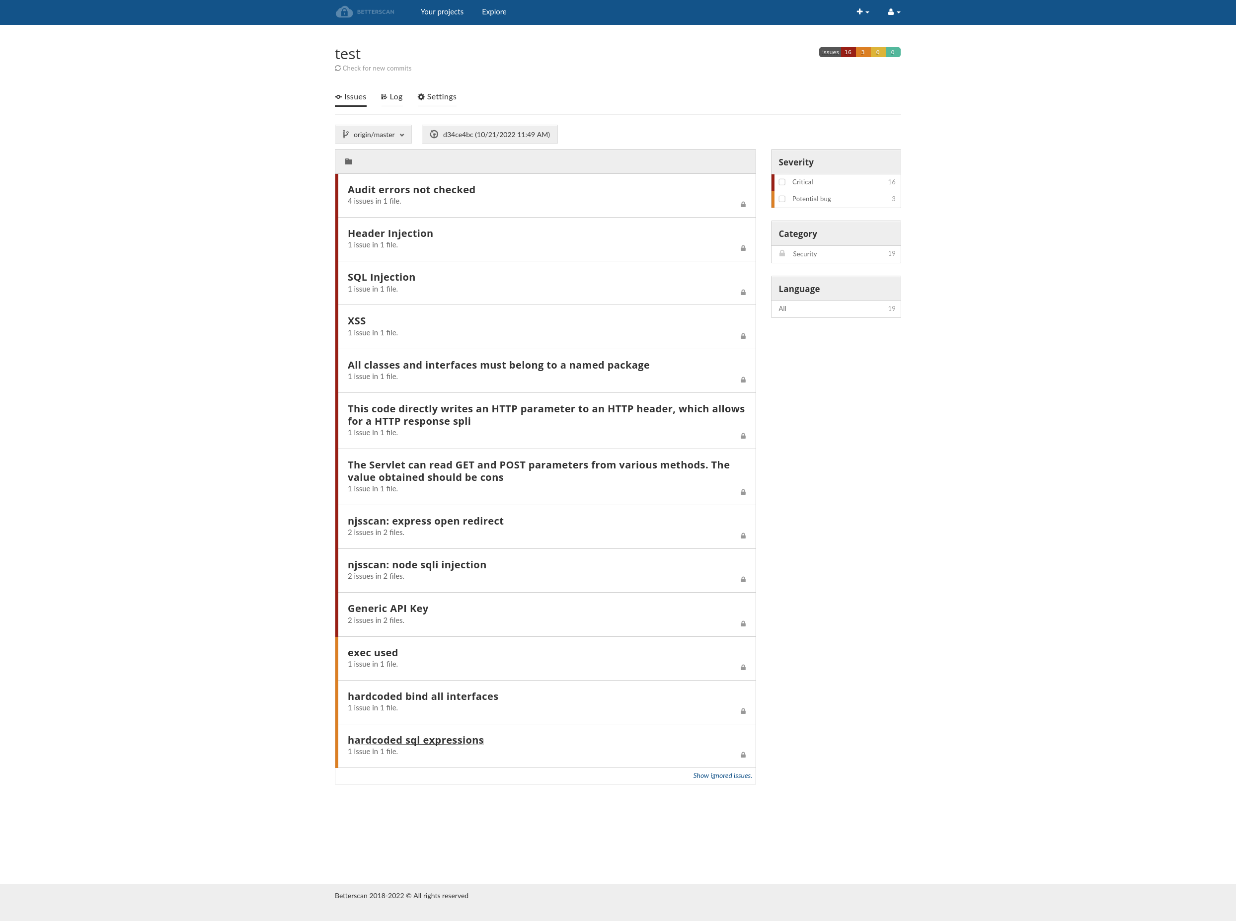 GitHub - topcodersonline/samplecode: Sample vulnerable code