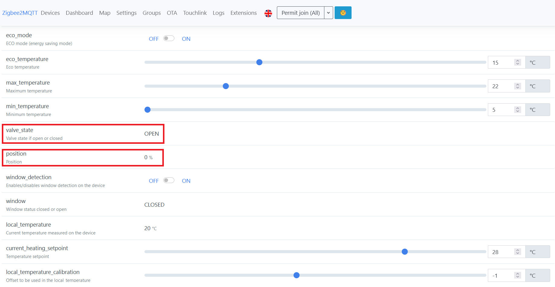 MOES BRT-100-TRV doesn't update valve position · Issue #14909 · Koenkk/zigbee2mqtt · GitHub