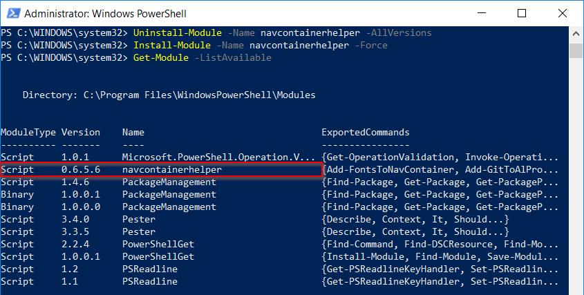 Install-Module navcontainerhelper fails · Issue #954 · microsoft ...