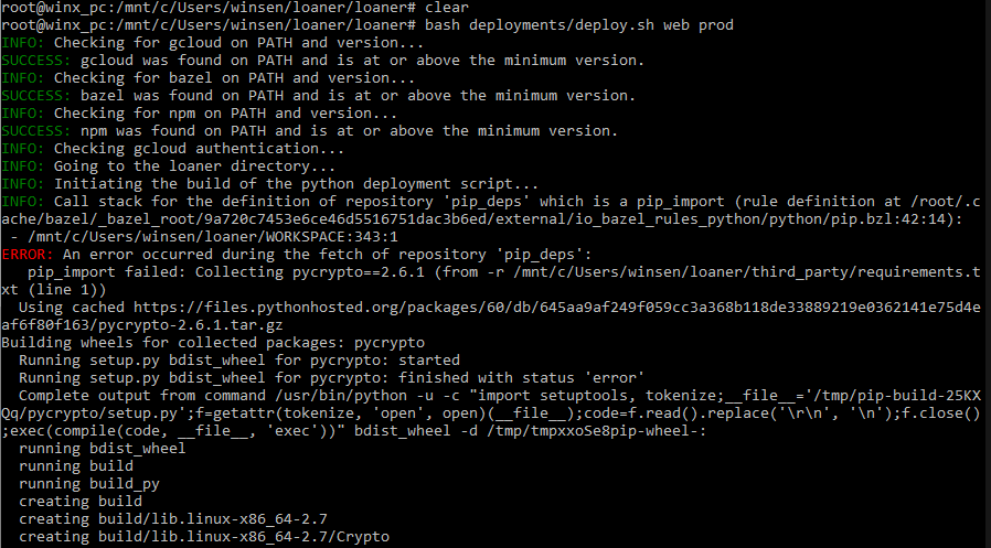 [Question] Build and deployment: Bazel error · Issue #94 · google/loaner · GitHub
