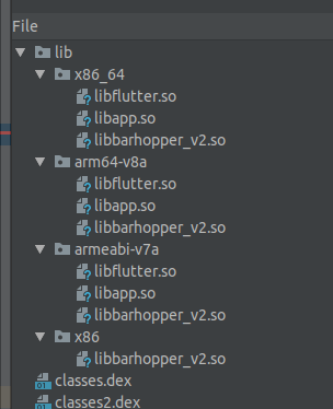 Build APK does not produce native libraries for x86 ABI · Issue #79151 · flutter/flutter · GitHub