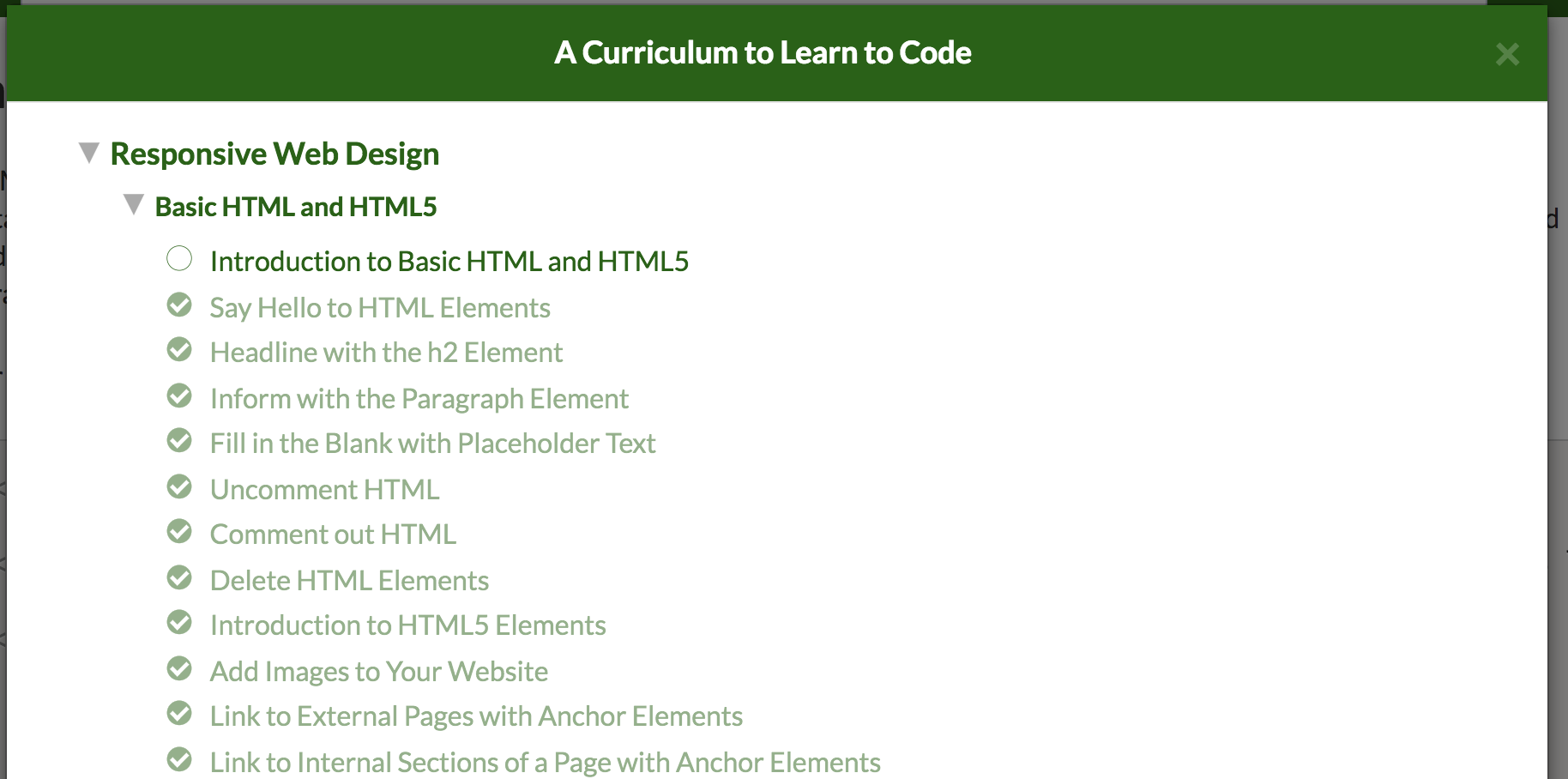 Introduction pages not shown as complete after viewing in curriculum ...