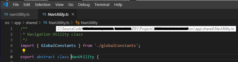 Right-clicking class name opens "psuedo-file" with wrong filename · Issue #80397 · microsoft ...