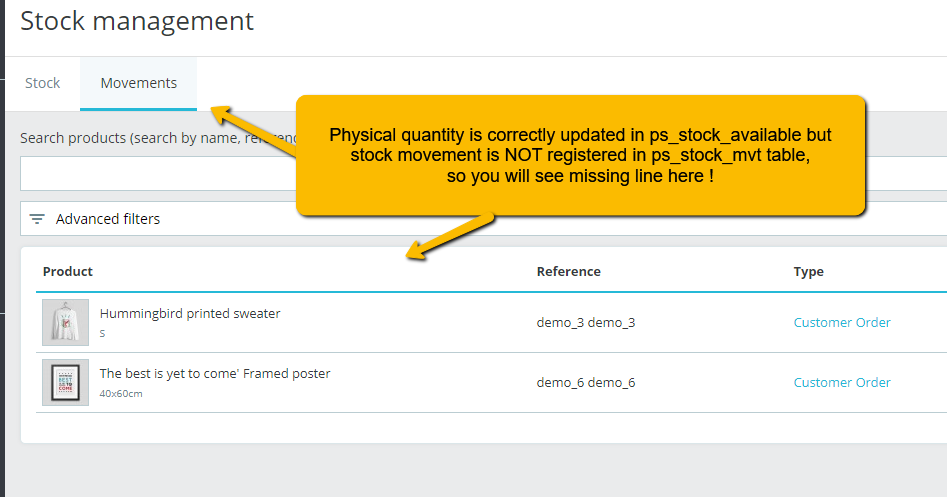 Perform order status update with webservice does not trigger "stock movement" quantity deduction ...